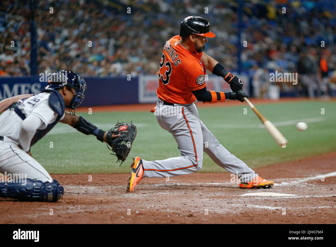 Baltimore orioles robinson chirinos hi-res stock photography and images ...