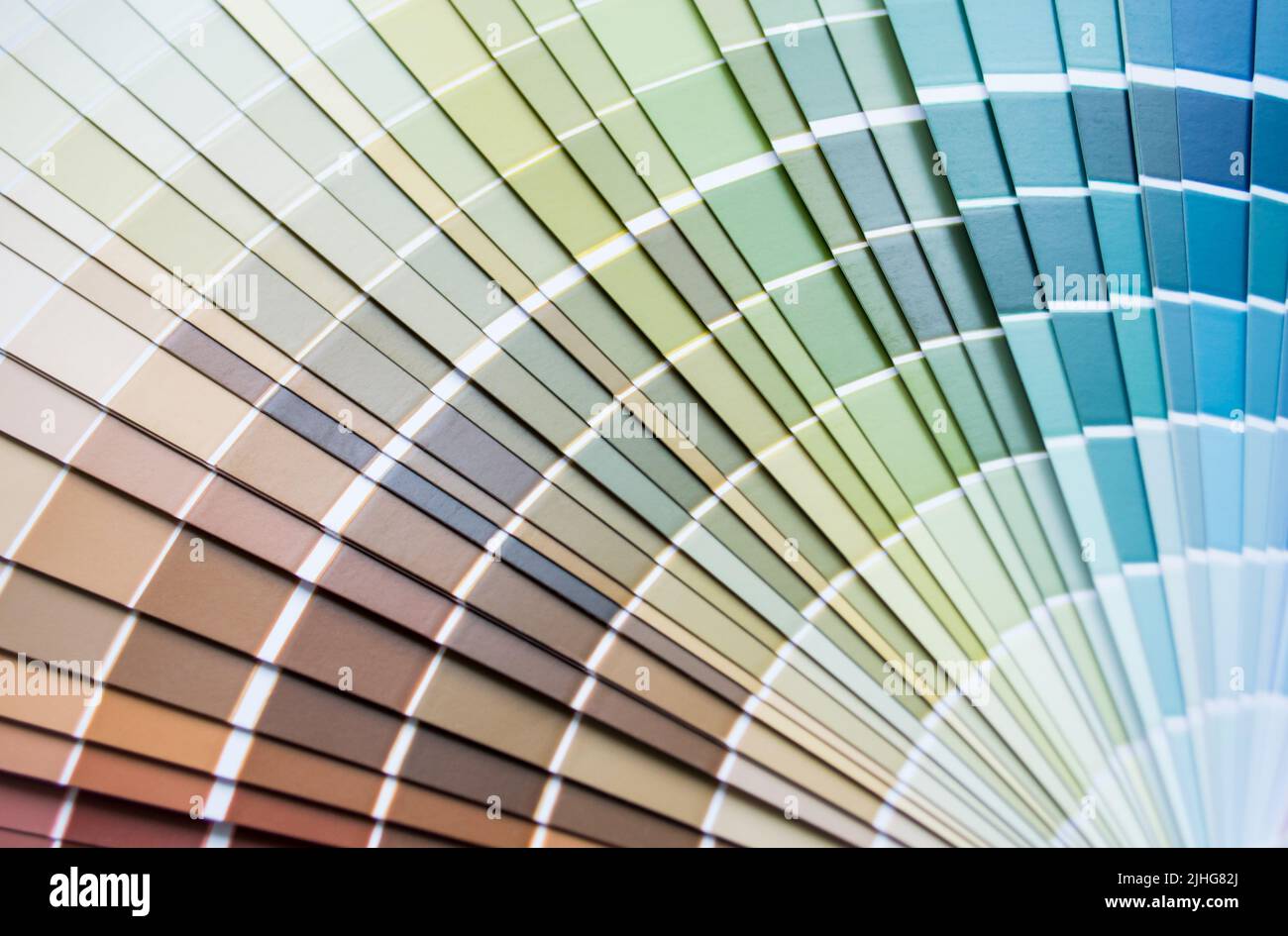 Paint samples colors swatch, interior design. Abstract background, copy ...