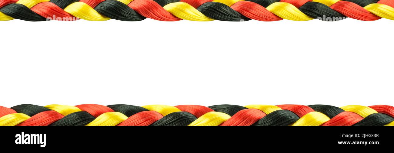 Decoration isolated on white background German colors Stock Photo - Alamy