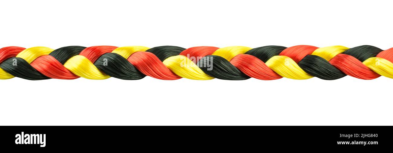 Decoration isolated on white background German colors Stock Photo - Alamy