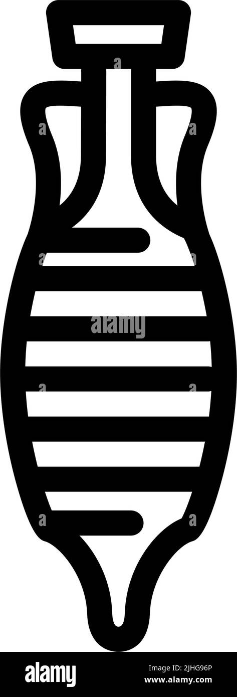 Antique jar icon outline Stock Vector Images - Alamy