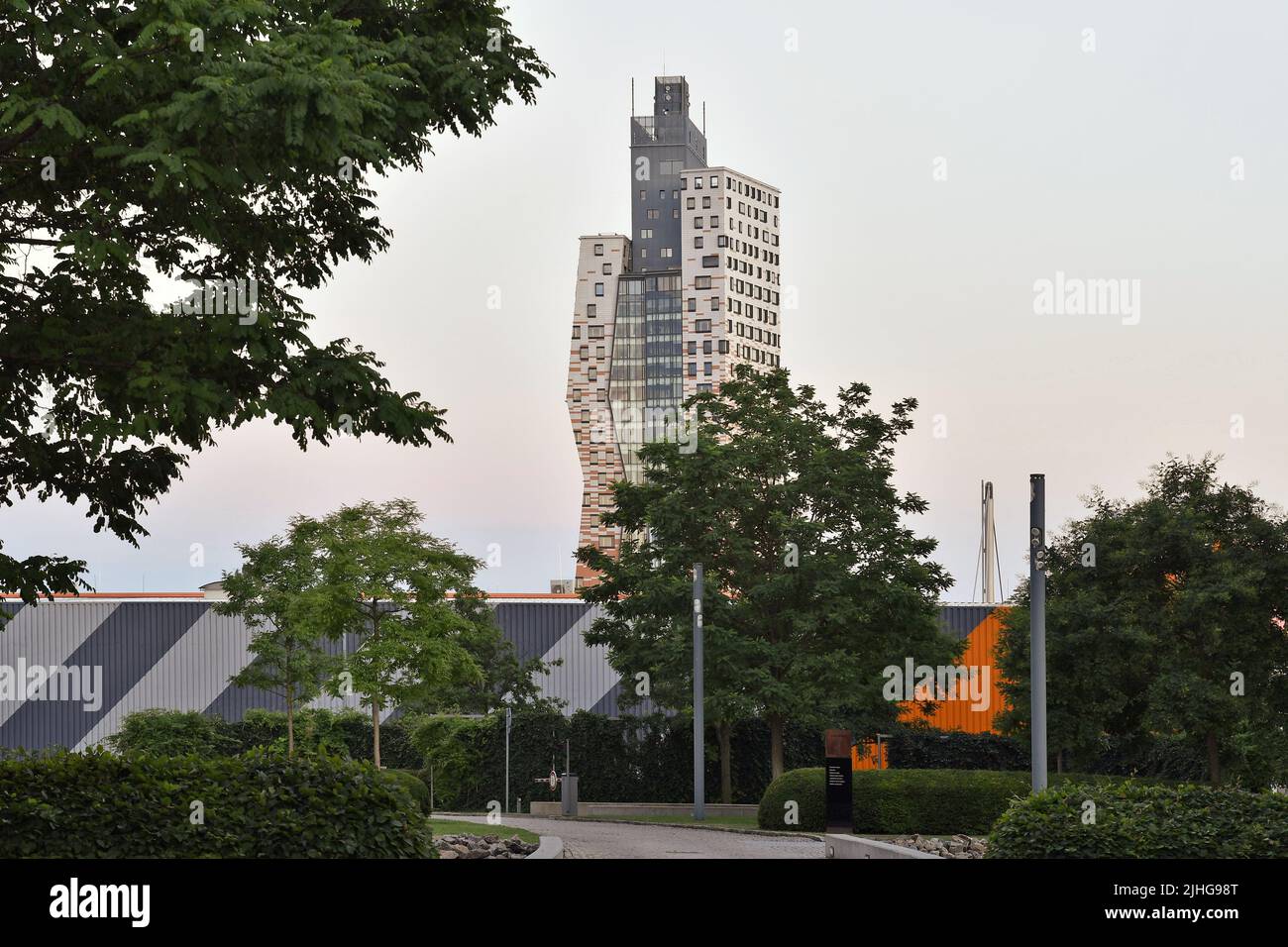 AZ Tower - modern landmark skyscraper located in Brno Czech Republic ...