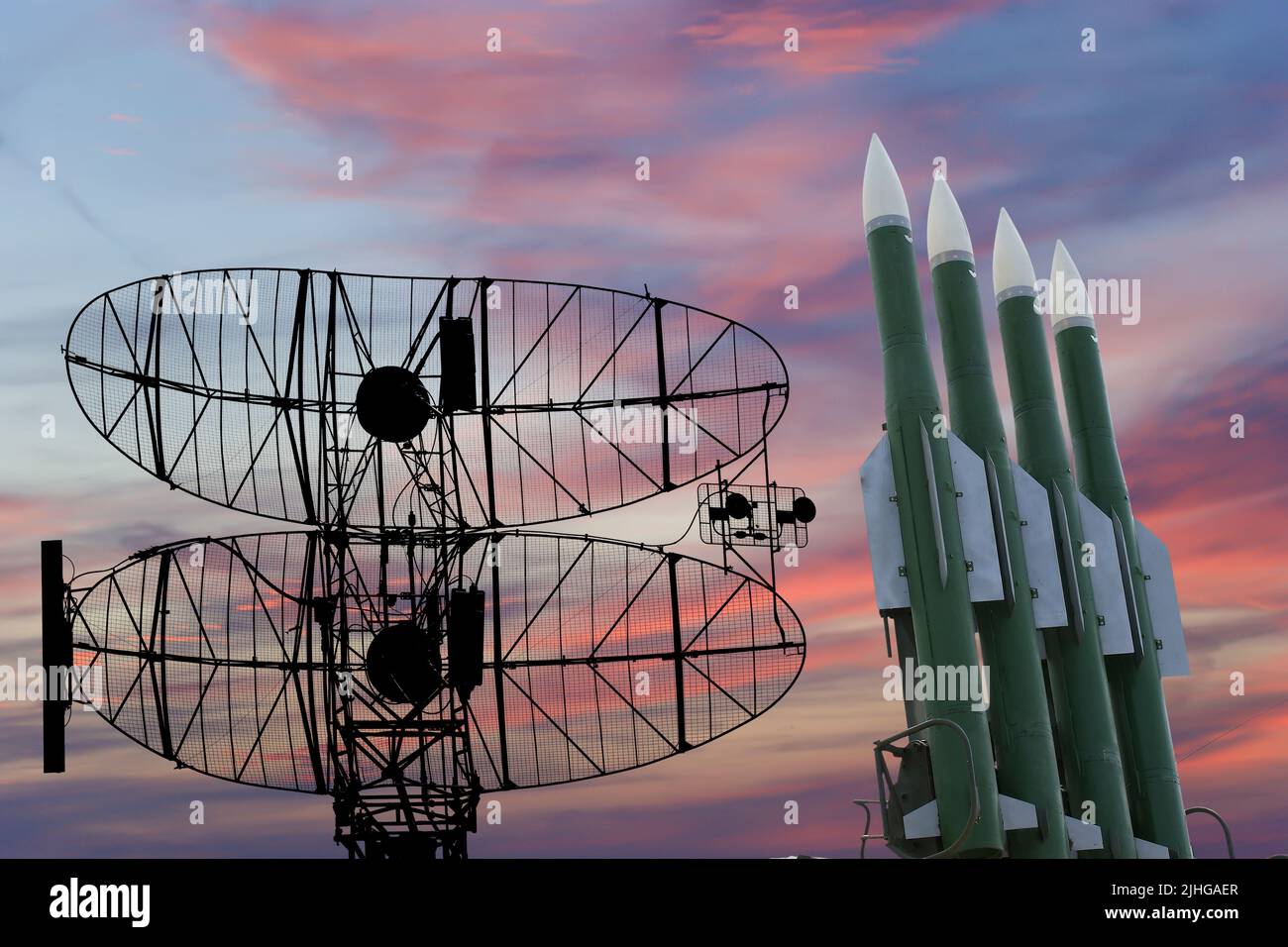 Air defense radars of military mobile anti aircraft systems and modern ...