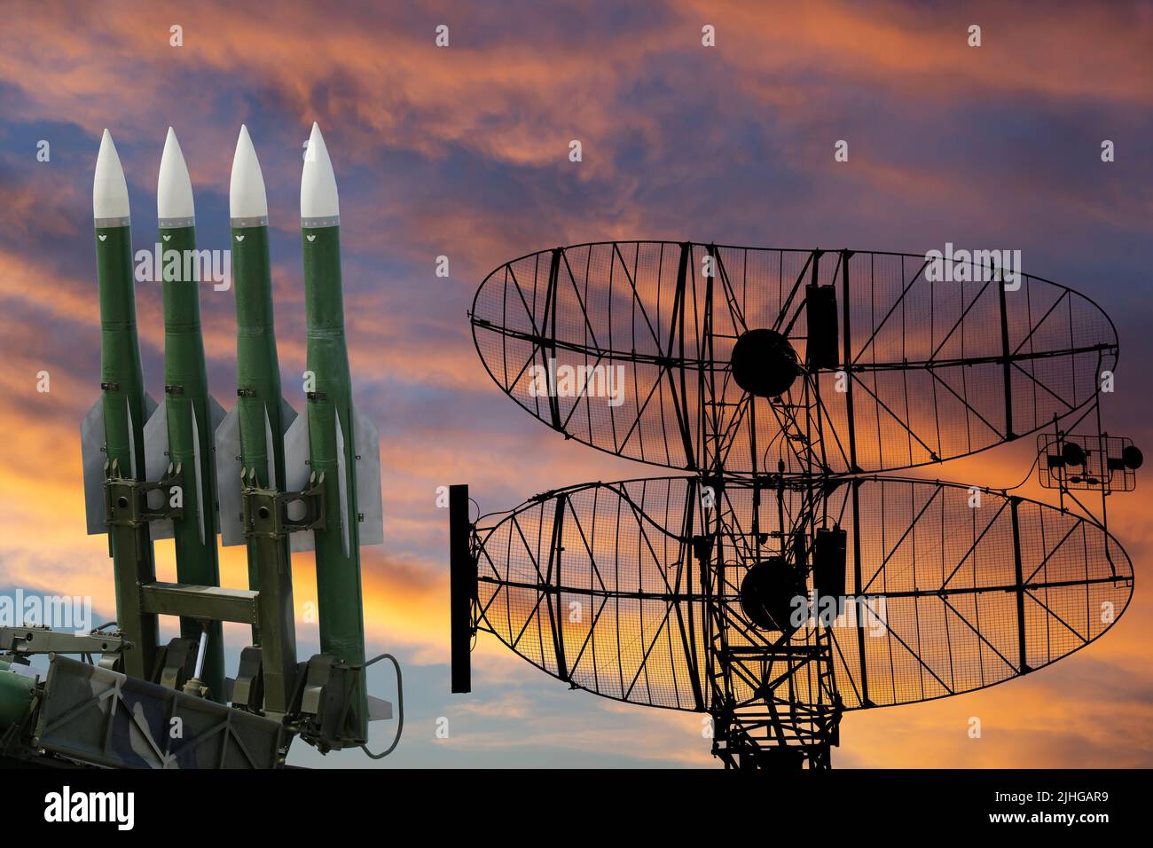 Air defense radars of military mobile anti aircraft systems and modern Russian anti-aircraft ...