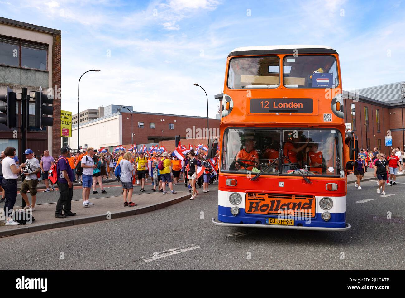 Netherlands fans bus hi-res stock photography and images - Alamy