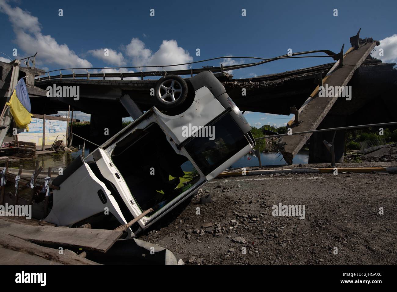 July 18, 2022: Reconstruction and current state of the Irpin Bridge ...