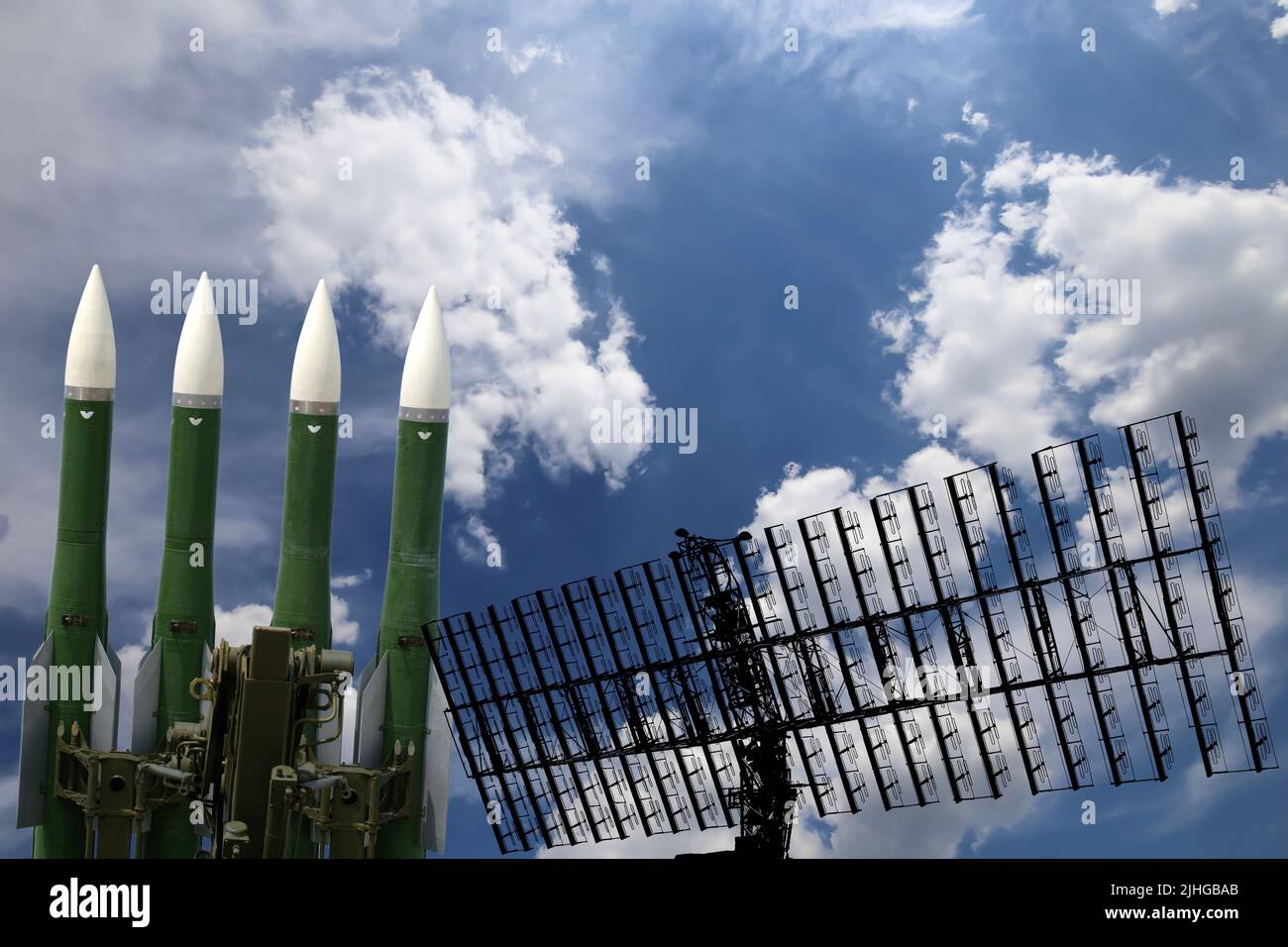 Air defense radars of military mobile anti aircraft systems and modern ...