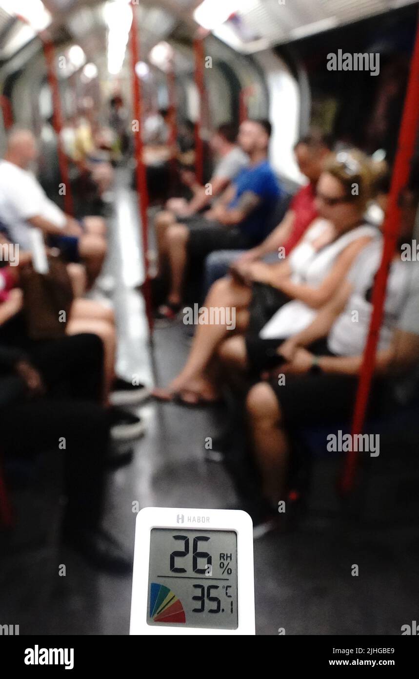 A digital thermometer displaying a temperature of 35.1 degrees celsius ...