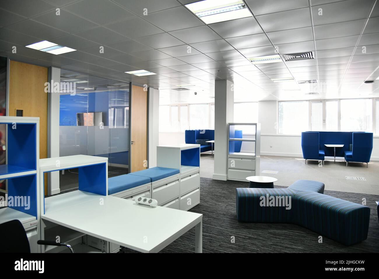 Modern office Interiors Stock Photo - Alamy