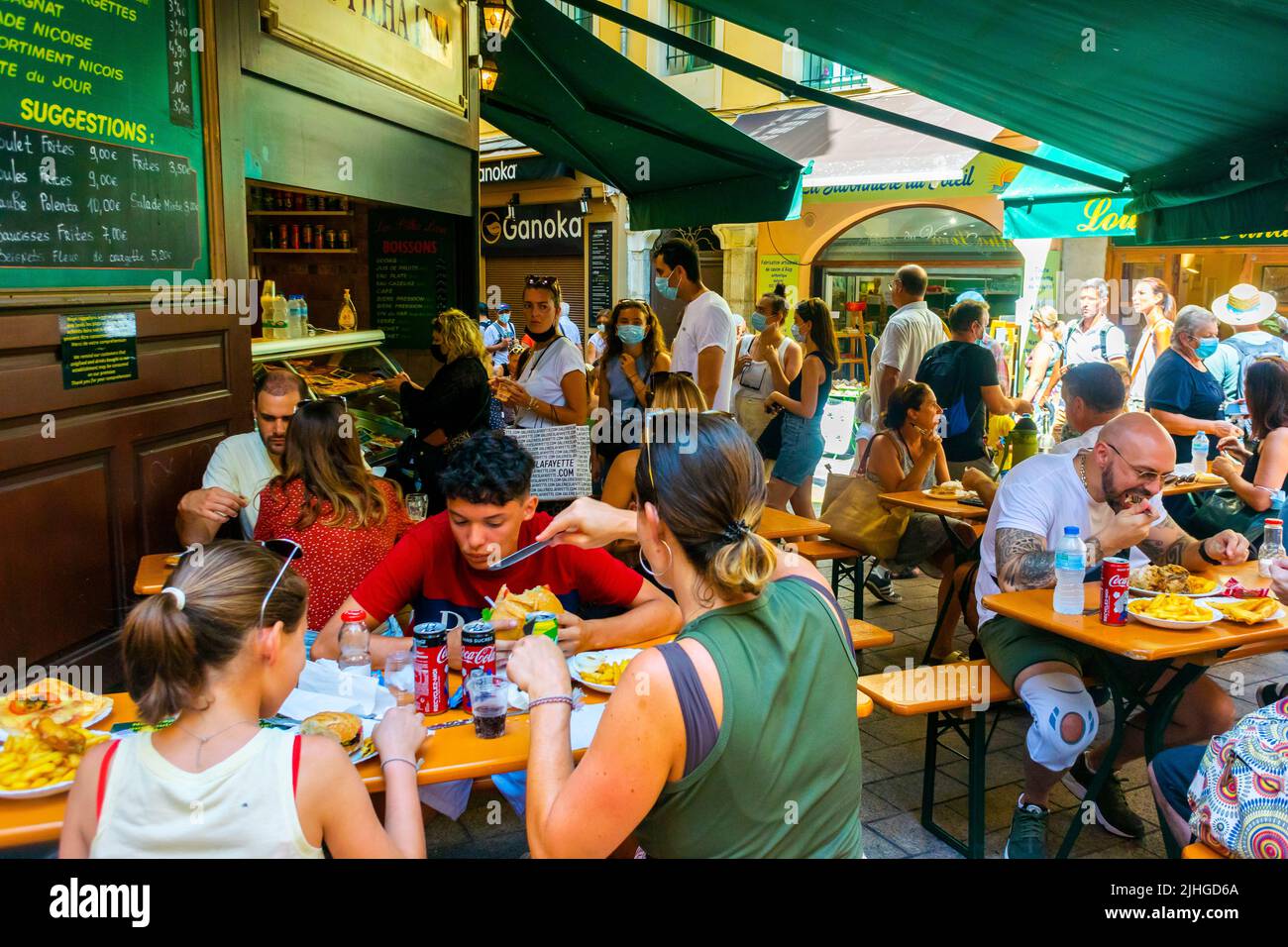 Crowded Fancy Restaurant