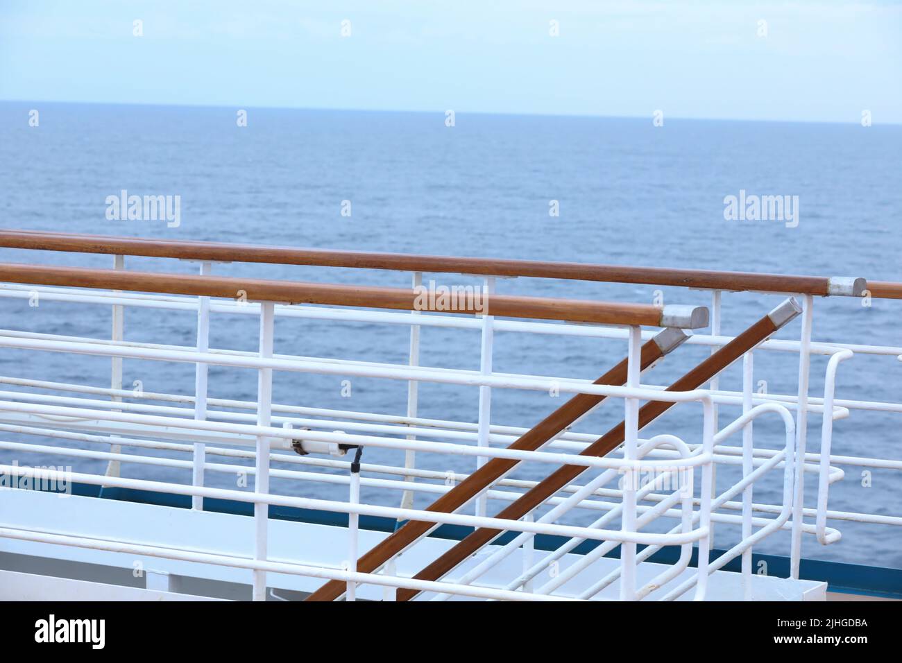 Luxury Cruise Ship Deck at Sunset Stock Photo - Alamy
