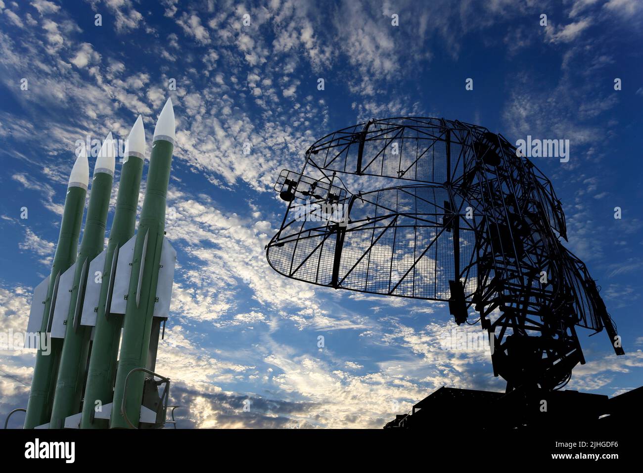 Air defense radars of military mobile anti aircraft systems and modern ...