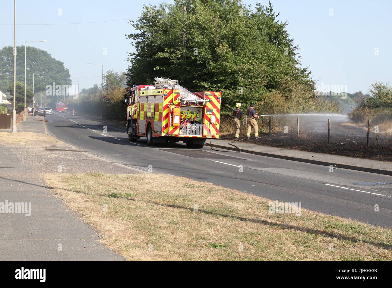 Fire on middlewick ranges hi-res stock photography and images - Alamy
