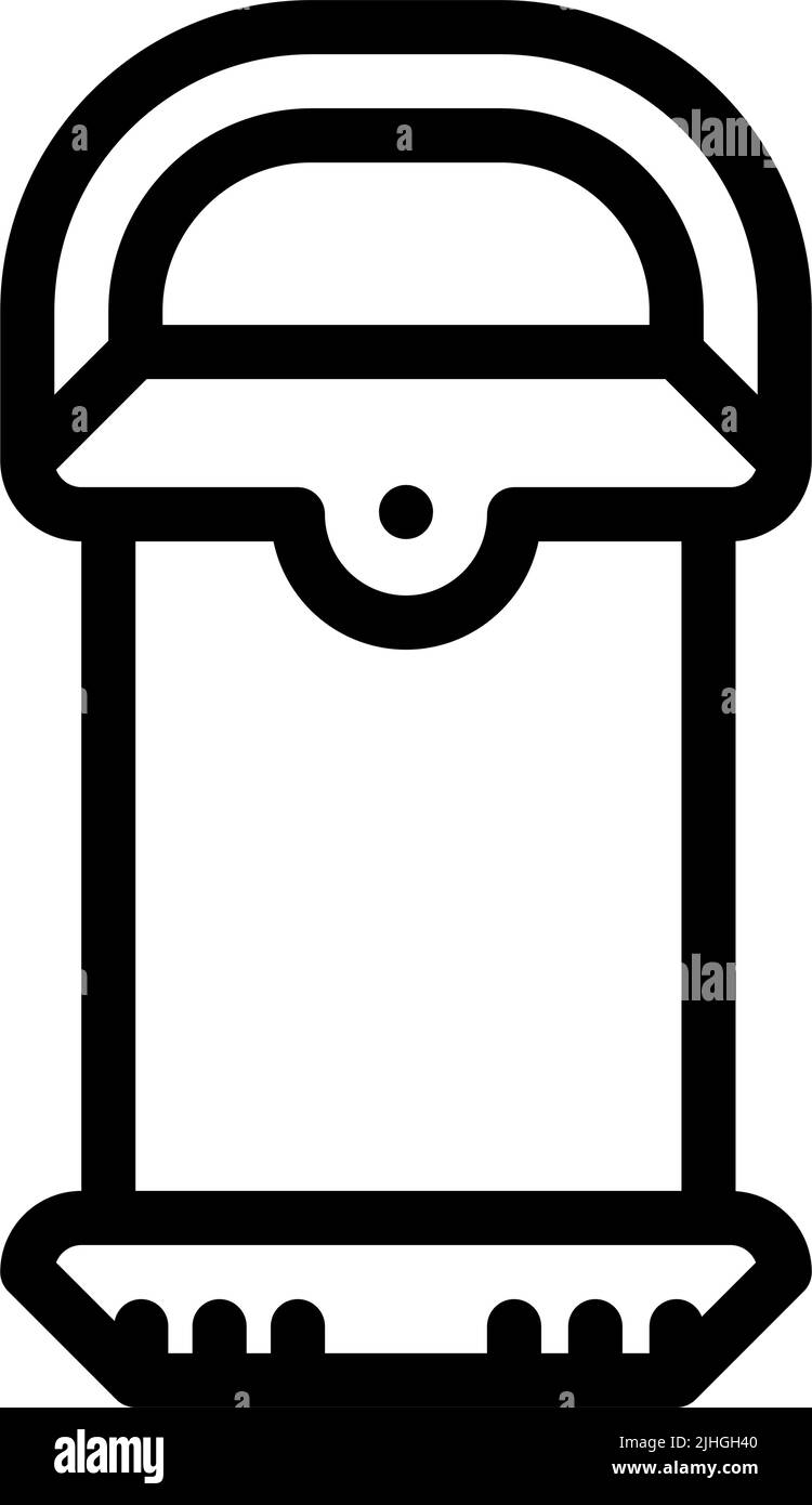 light lamp line icon vector illustration Stock Vector Image & Art - Alamy