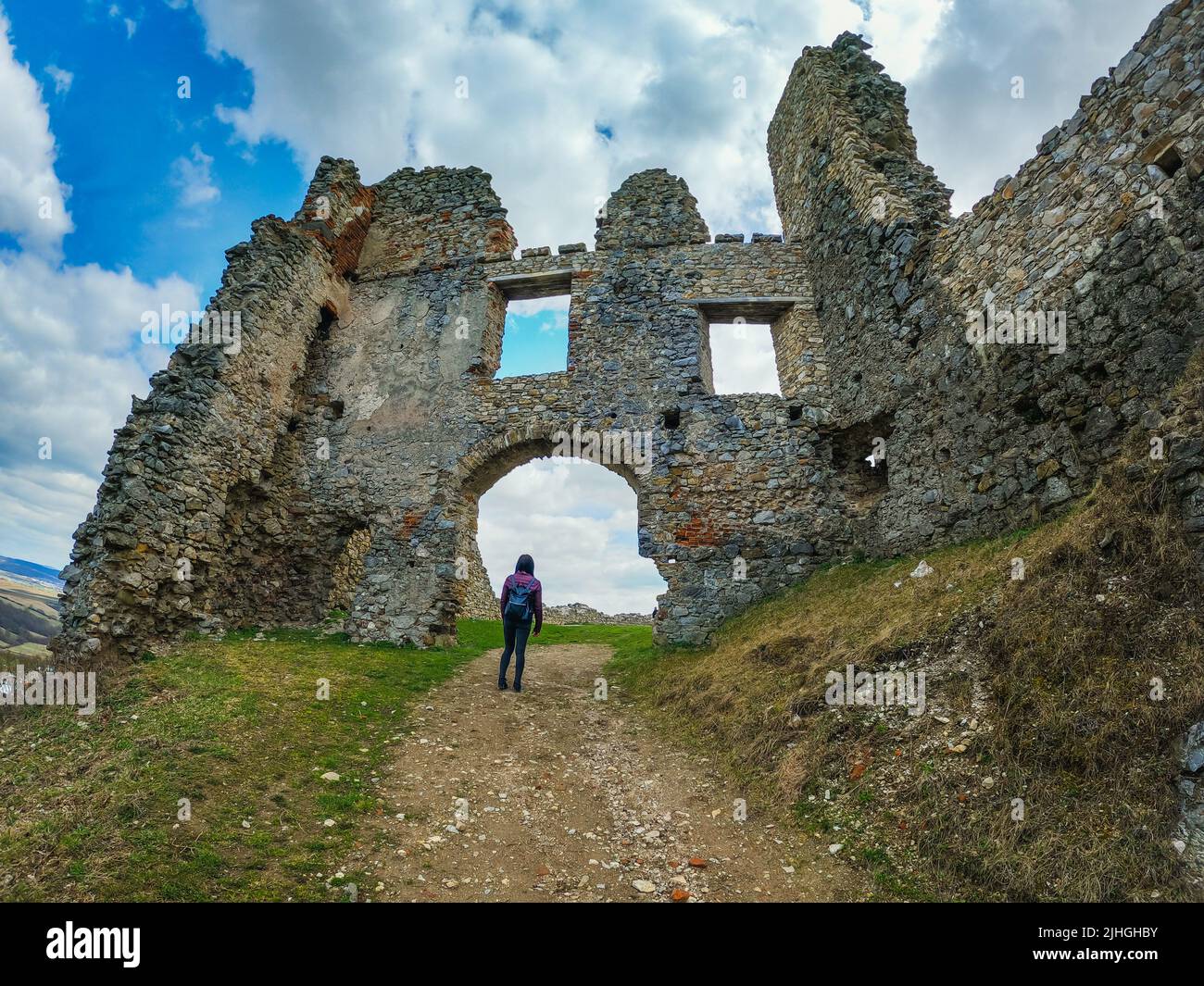 A view of castle in Brekov village in Slovakia Stock Photo - Alamy