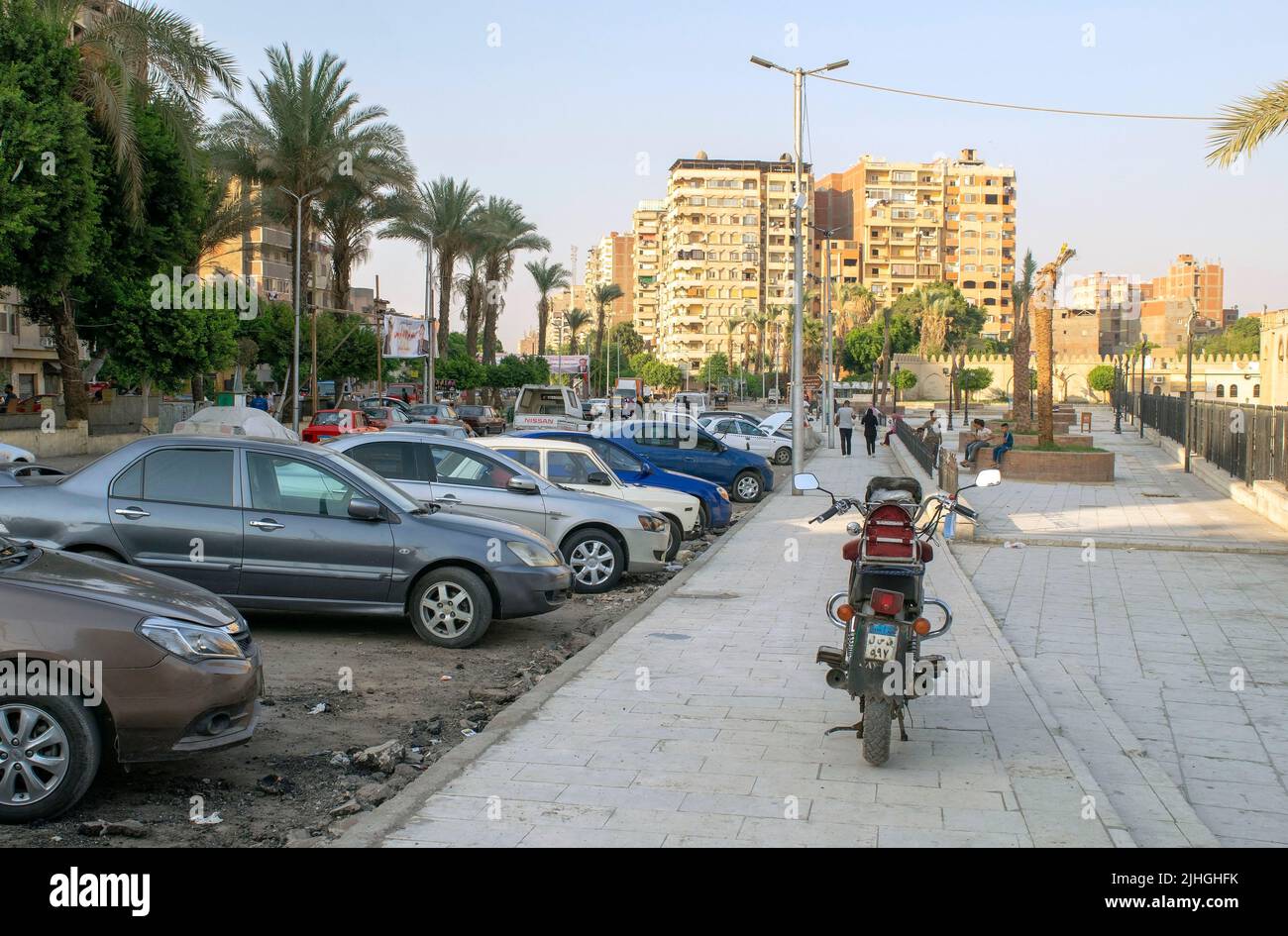 Cairo - Egypt - October 3, 2020: View of Cairo old historical ...