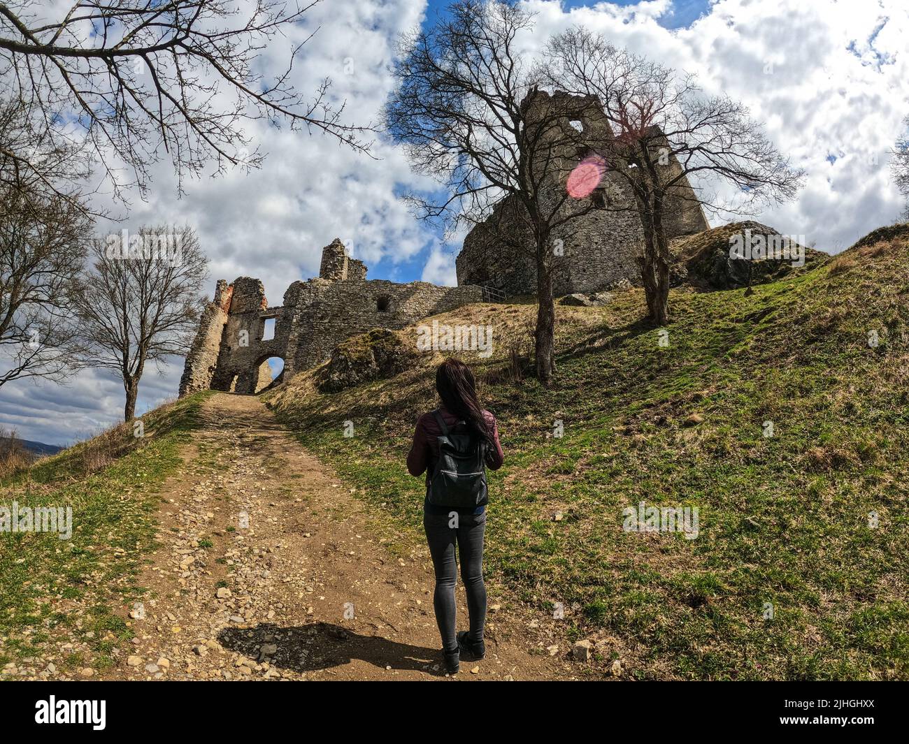 A view of castle in Brekov village in Slovakia Stock Photo - Alamy
