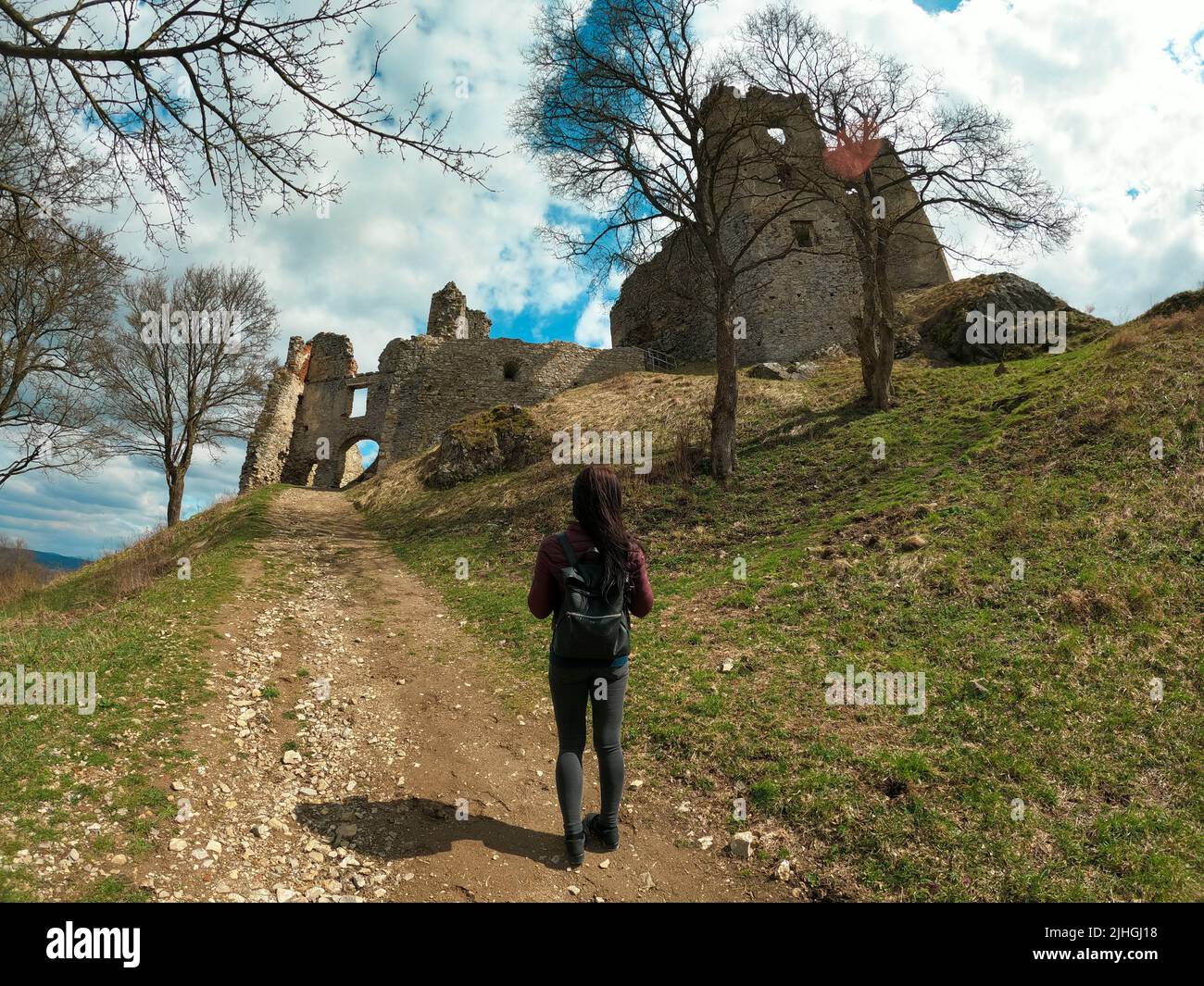 A view of castle in Brekov village in Slovakia Stock Photo - Alamy