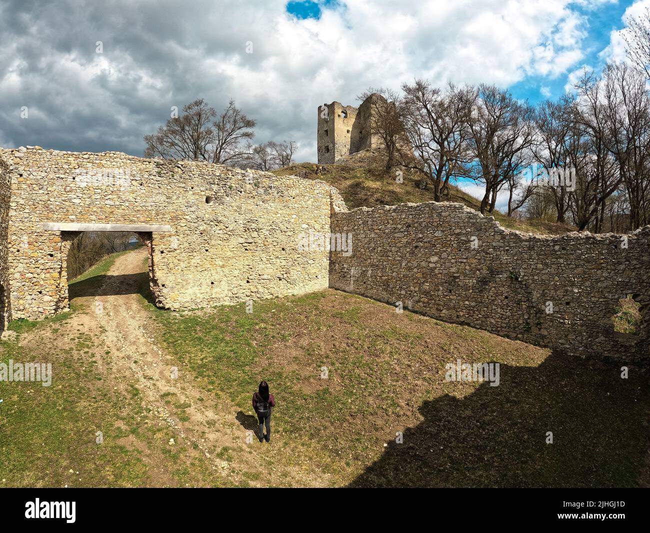 A view of castle in Brekov village in Slovakia Stock Photo - Alamy