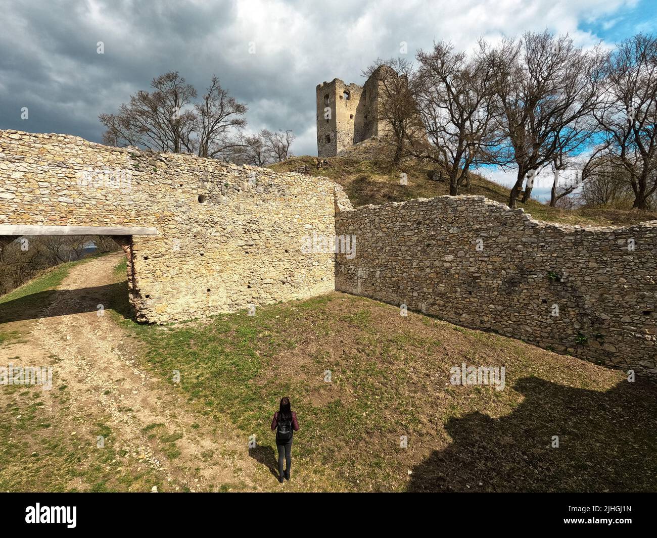 A view of castle in Brekov village in Slovakia Stock Photo - Alamy