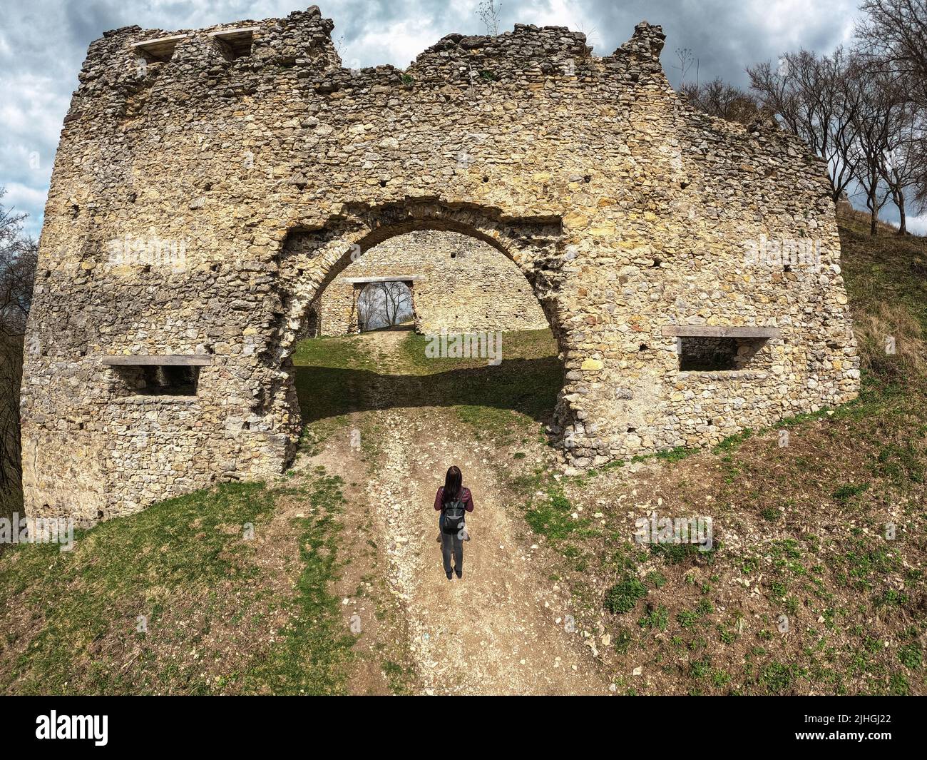 A view of castle in Brekov village in Slovakia Stock Photo - Alamy