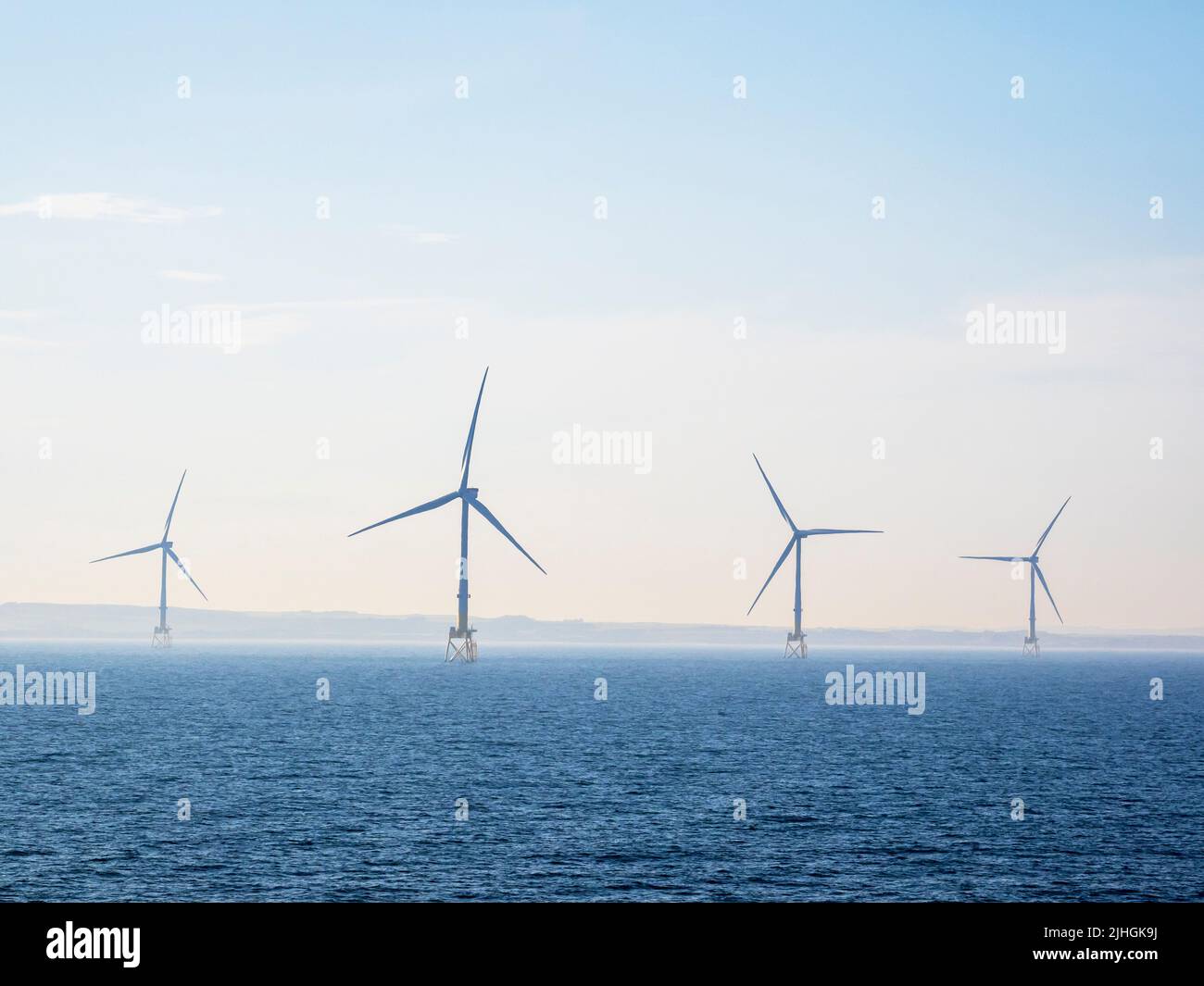 Offshore wind turbines, Aberdeen, Scotland, UK Stock Photo - Alamy
