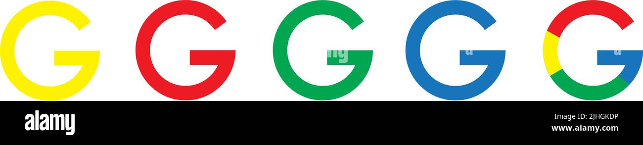 Google logo letters Stock Vector Images - Alamy