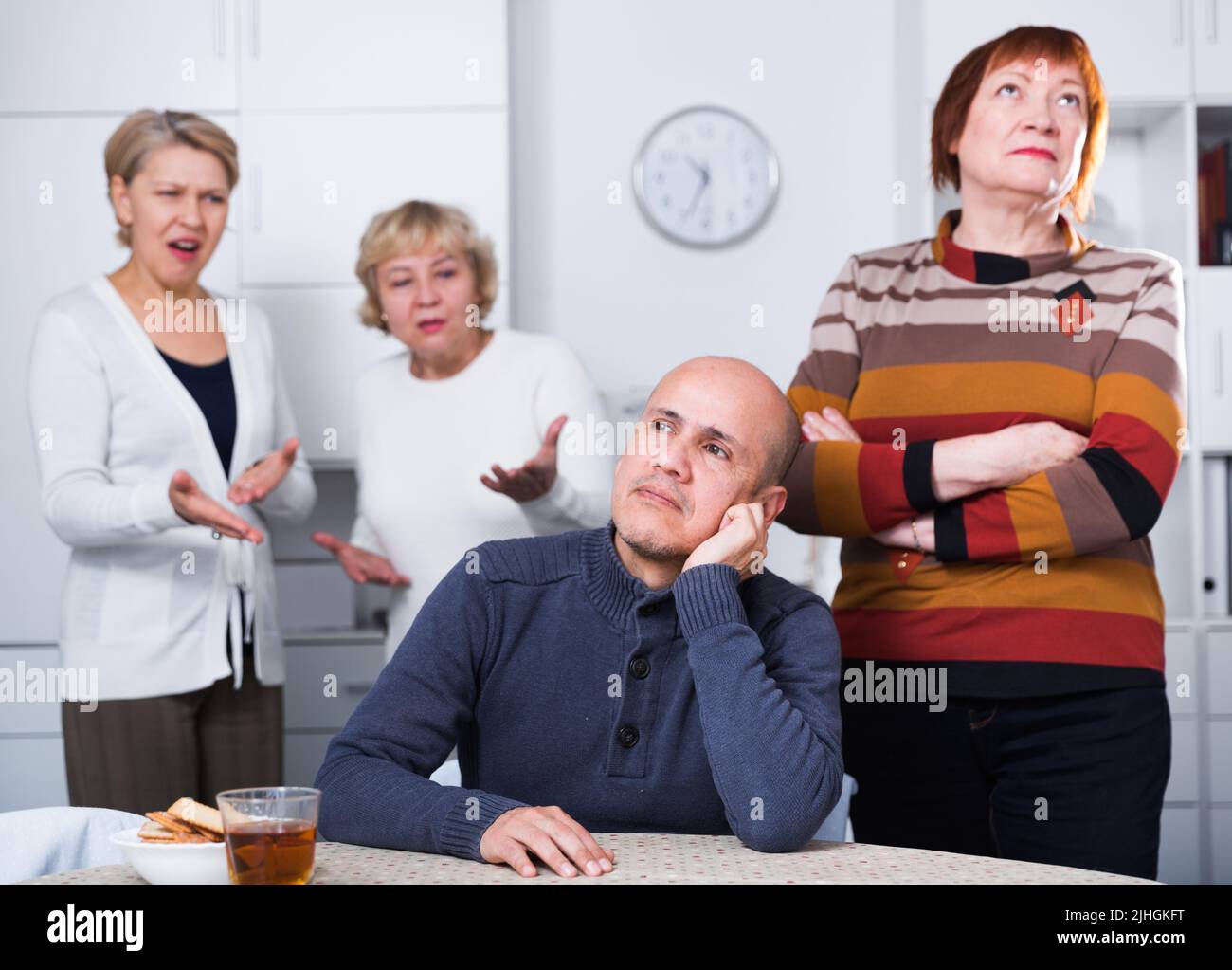 Adult angry friends hi-res stock photography and images - Alamy