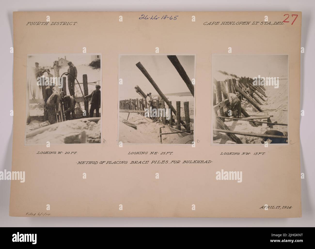 DE - Cape Henlopen. Cape Henlopen Light Station, Delaware. Method of ...