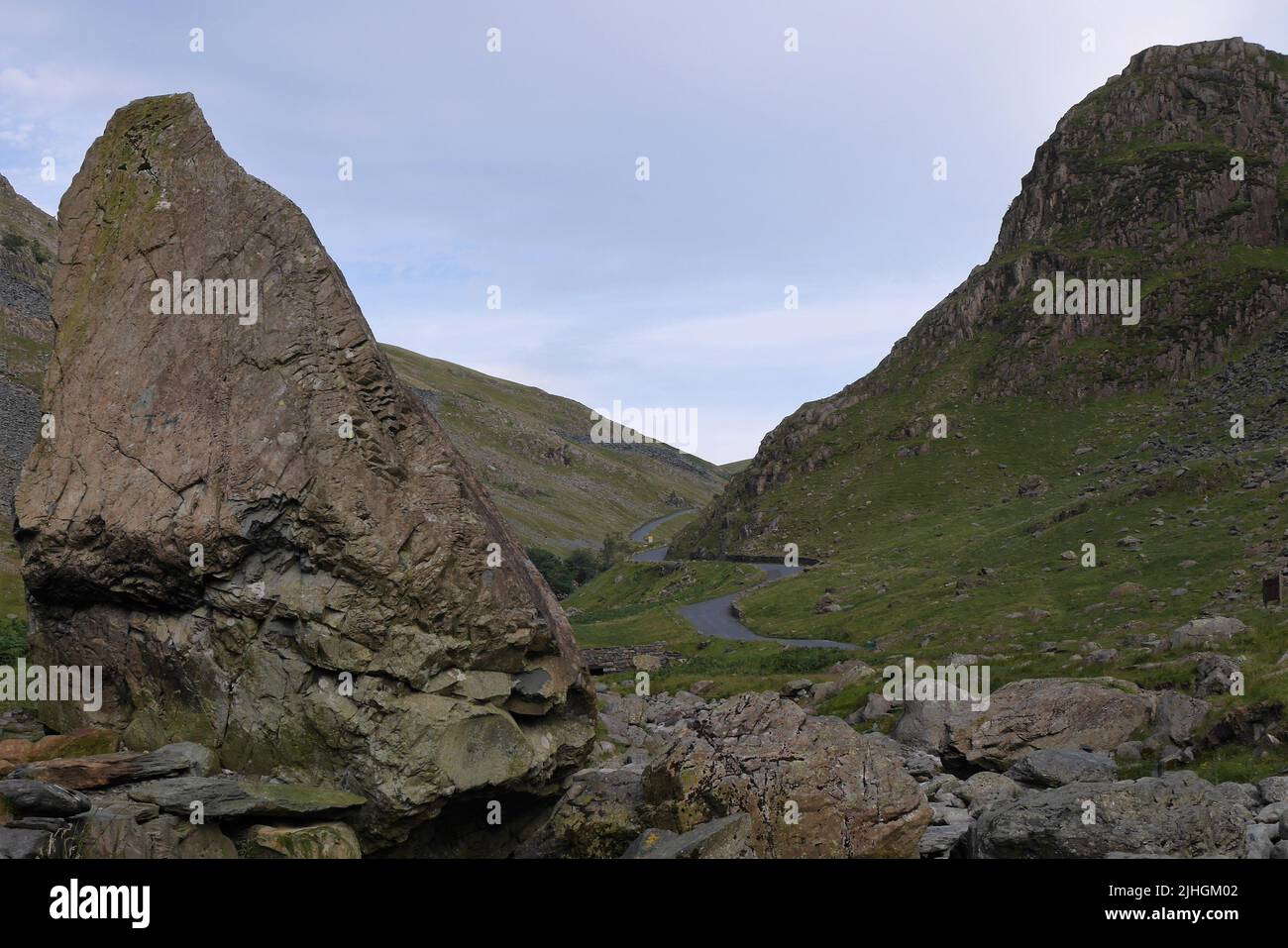 Honister Pass, Buttermere, Lake District National Park, Cumbria ...