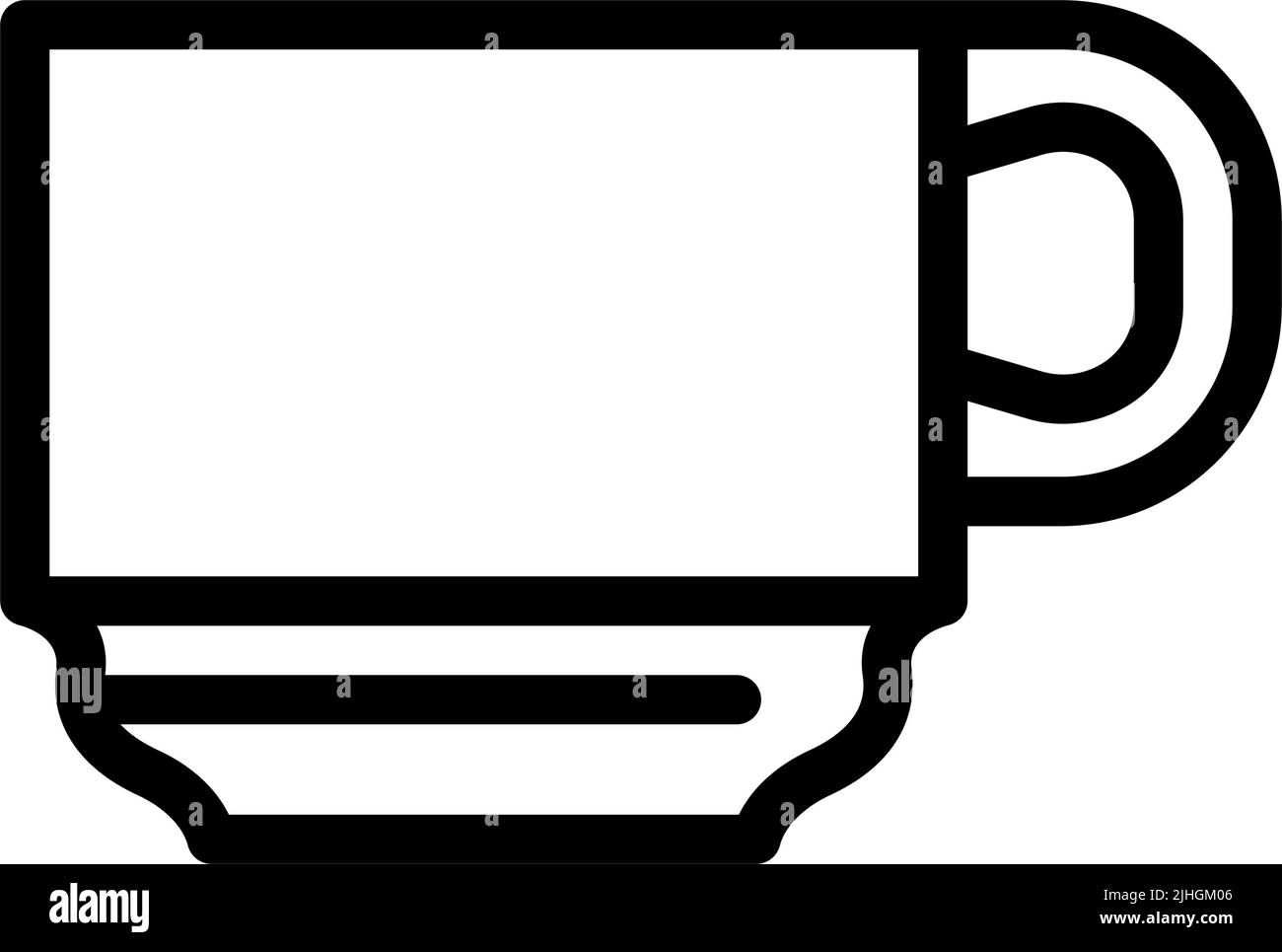 tea cup line icon vector illustration Stock Vector Image & Art - Alamy