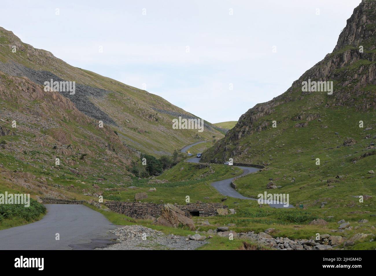 Honister Pass, Buttermere, Lake District National Park, Cumbria ...