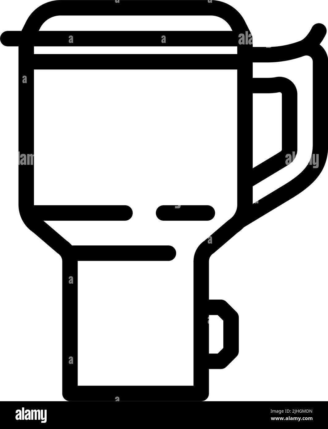 electrical cup line icon vector illustration Stock Vector Image & Art ...