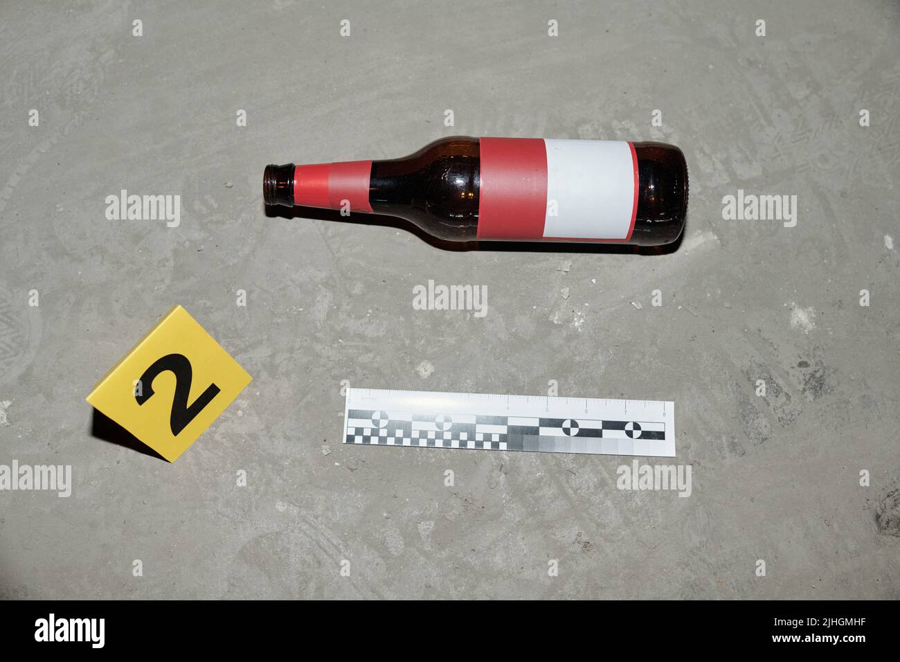 Crime scene ruler hi-res stock photography and images - Alamy