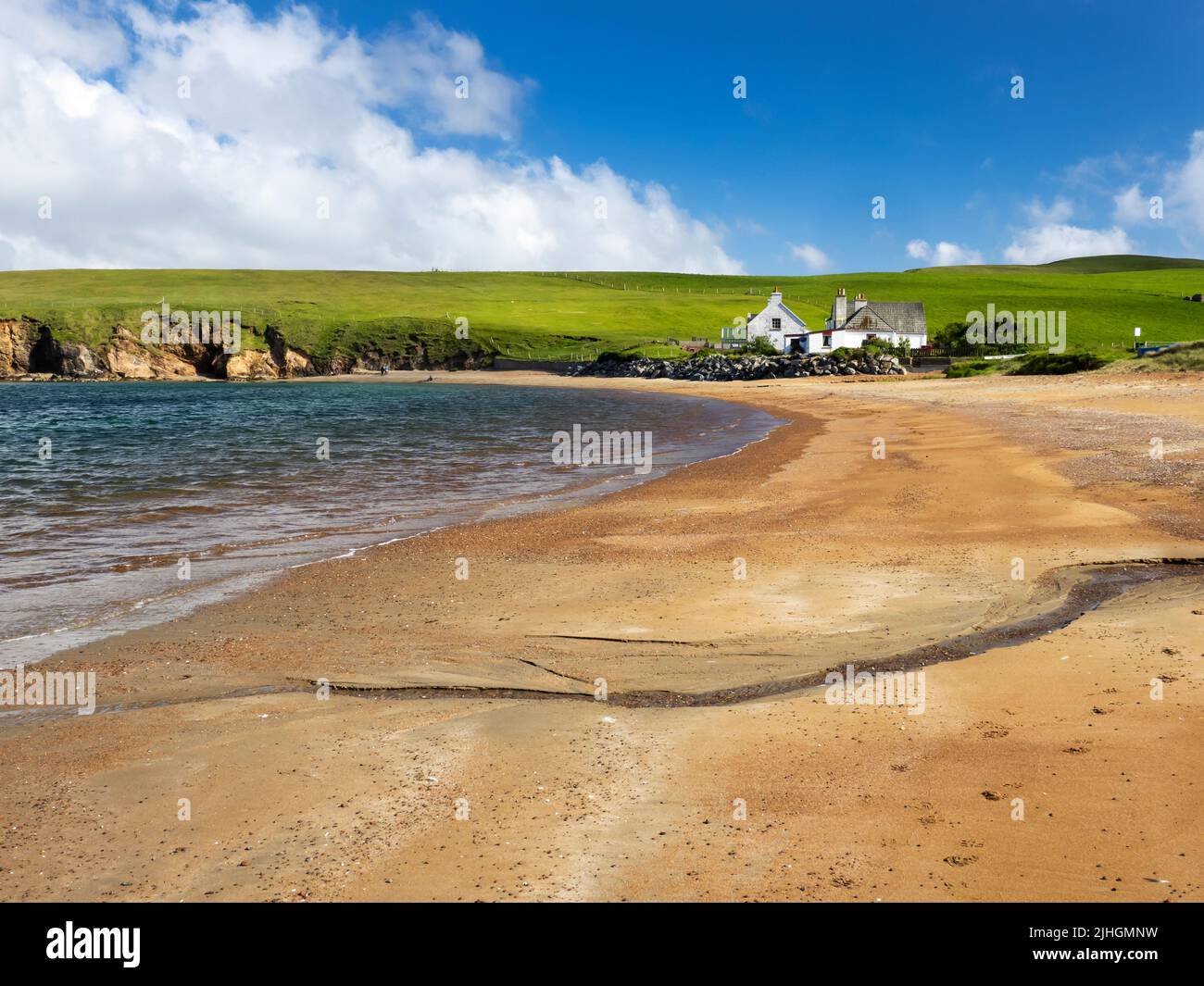 Rae Wick beach on Mainland Shetland, Scotland, UK Stock Photo - Alamy