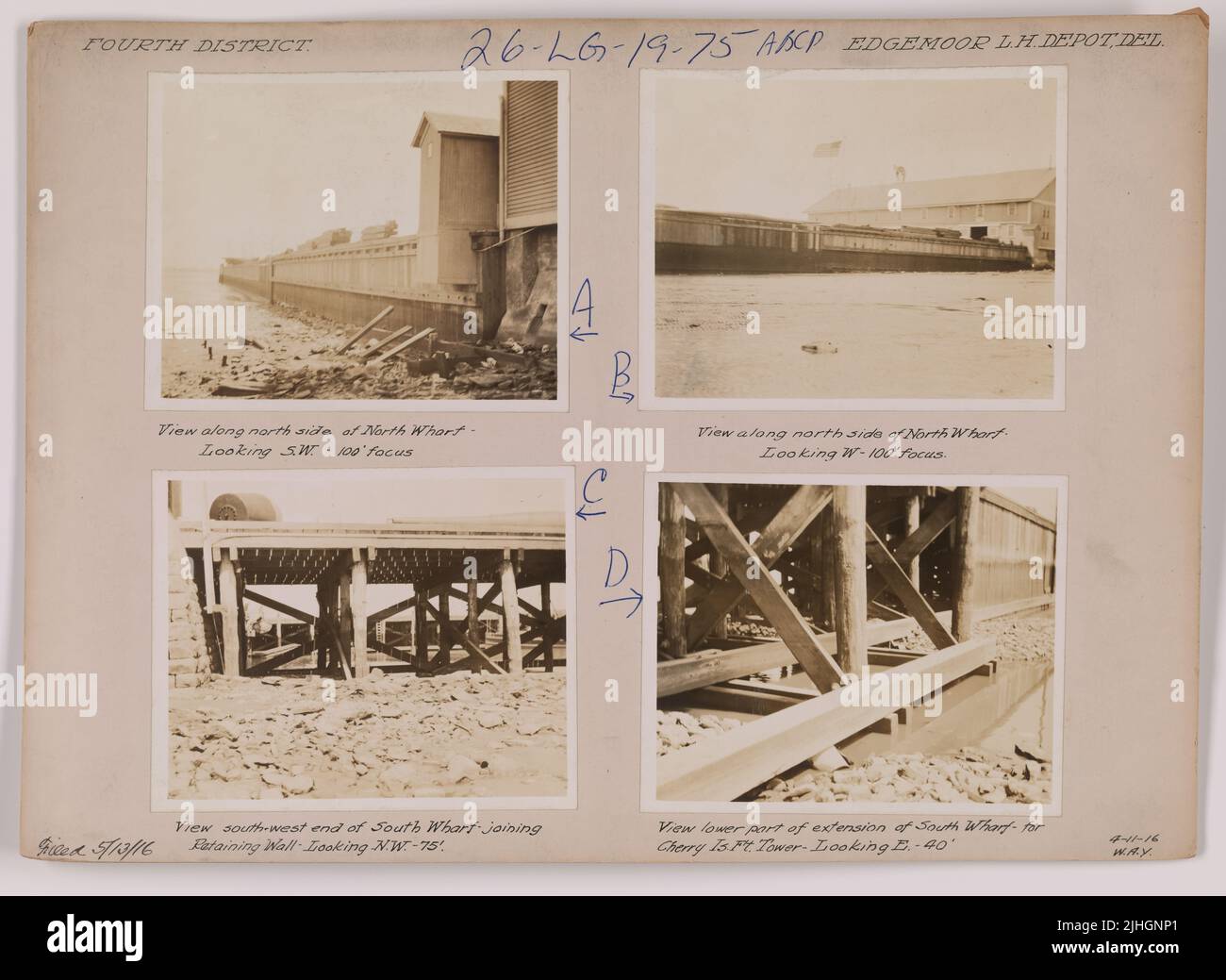 DE - Edgemoor Depot. Edgemoor Lighthouse Depot, Delaware. View lower ...