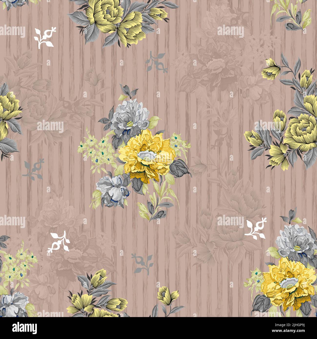 Textile design seamless hi-res stock photography and images - Alamy