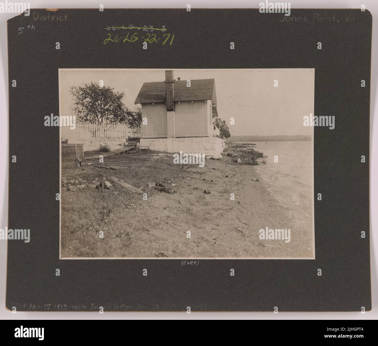 Virginia - Jones Point. Jones Point Light Station, Virginia. View of ...