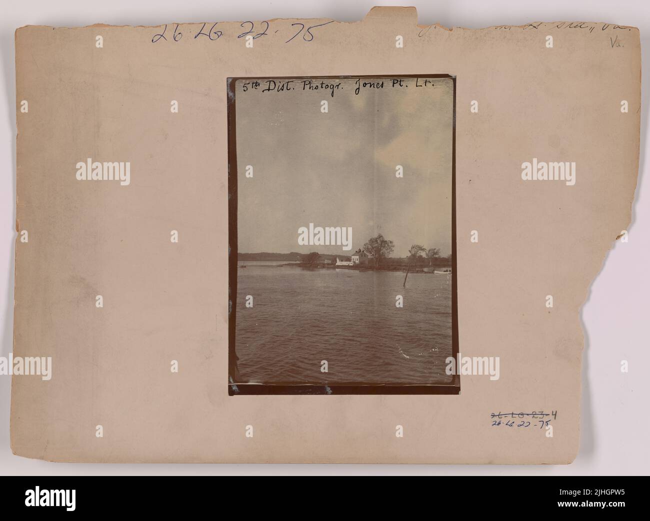 Virginia - Jones Point. Jones Point Light Station, Virginia Stock Photo ...