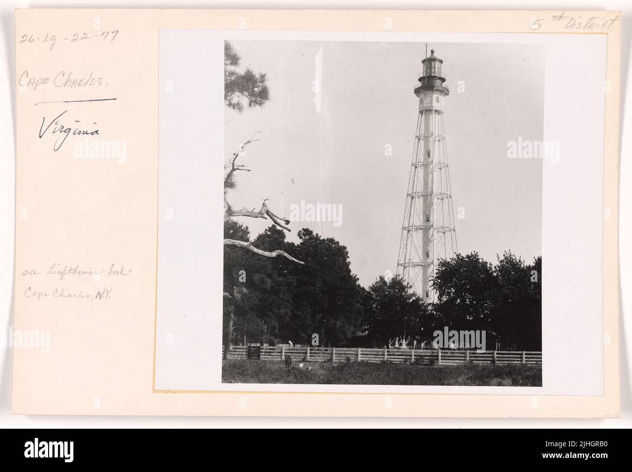 Virginia - Cape Charles. Cape Charles Light Station, Virginia Stock ...