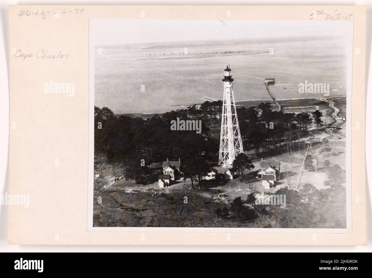 Virginia - Cape Charles. Cape Charles Light Station, Virginia Stock ...