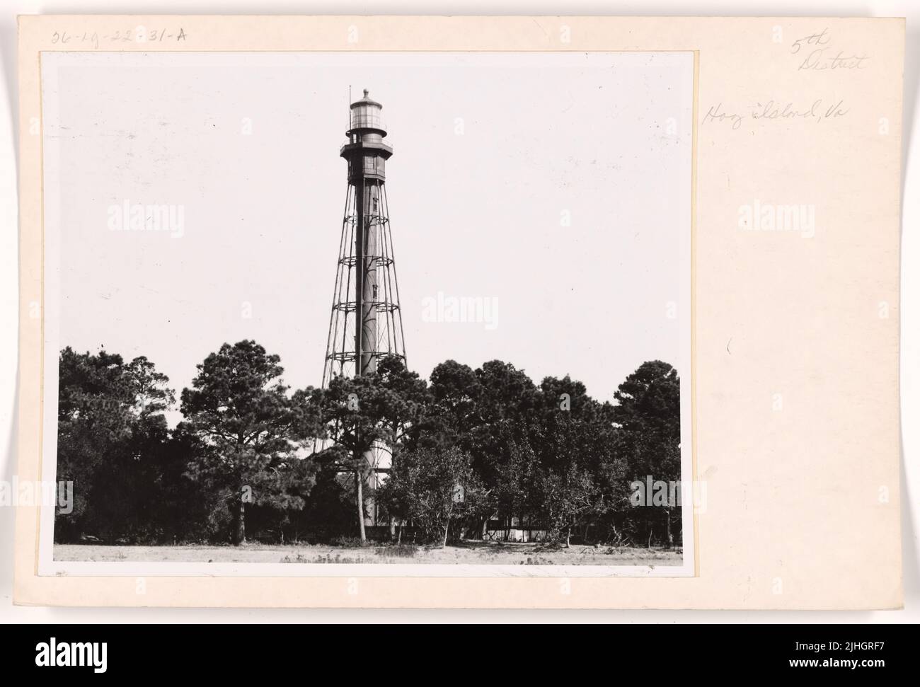 Virginia - Hog Island. Hog Island Light Station, Virginia Stock Photo ...