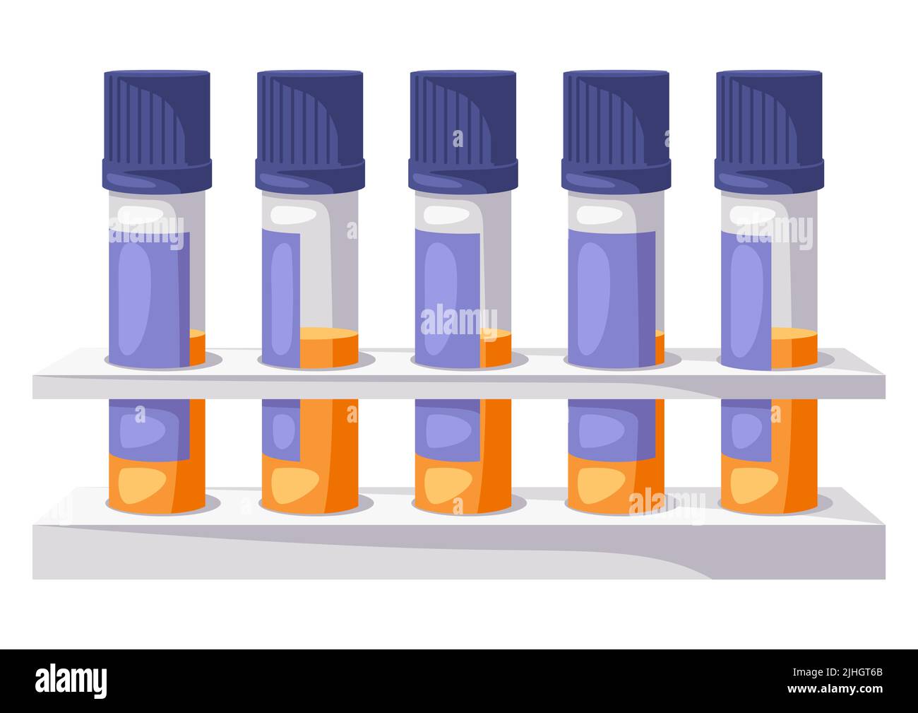 Illustration of test tubes. Medical and healthcare item. Image for ...