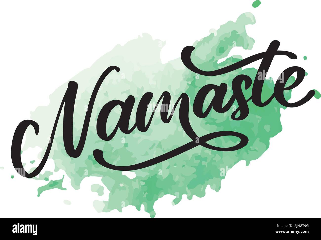 Namaste lettering Indian greeting, Hello in Hindi T shirt hand lettered ...