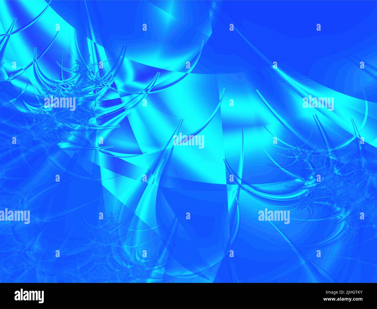 abstract blue line drawing, color graphics, background, design Stock ...