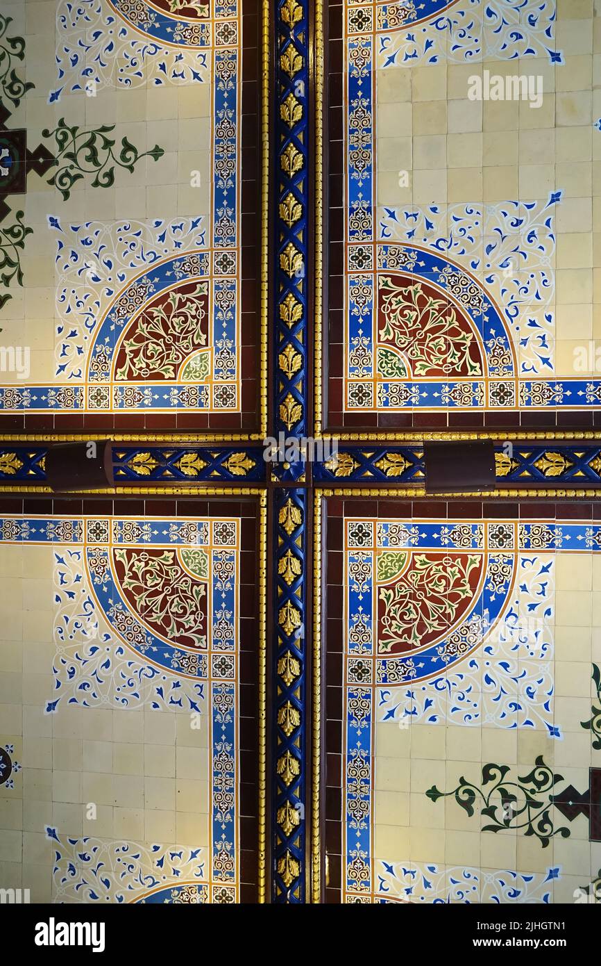 Bethesda Arcade - Minton Tiles, Central Park, Manhattan, New York City ...