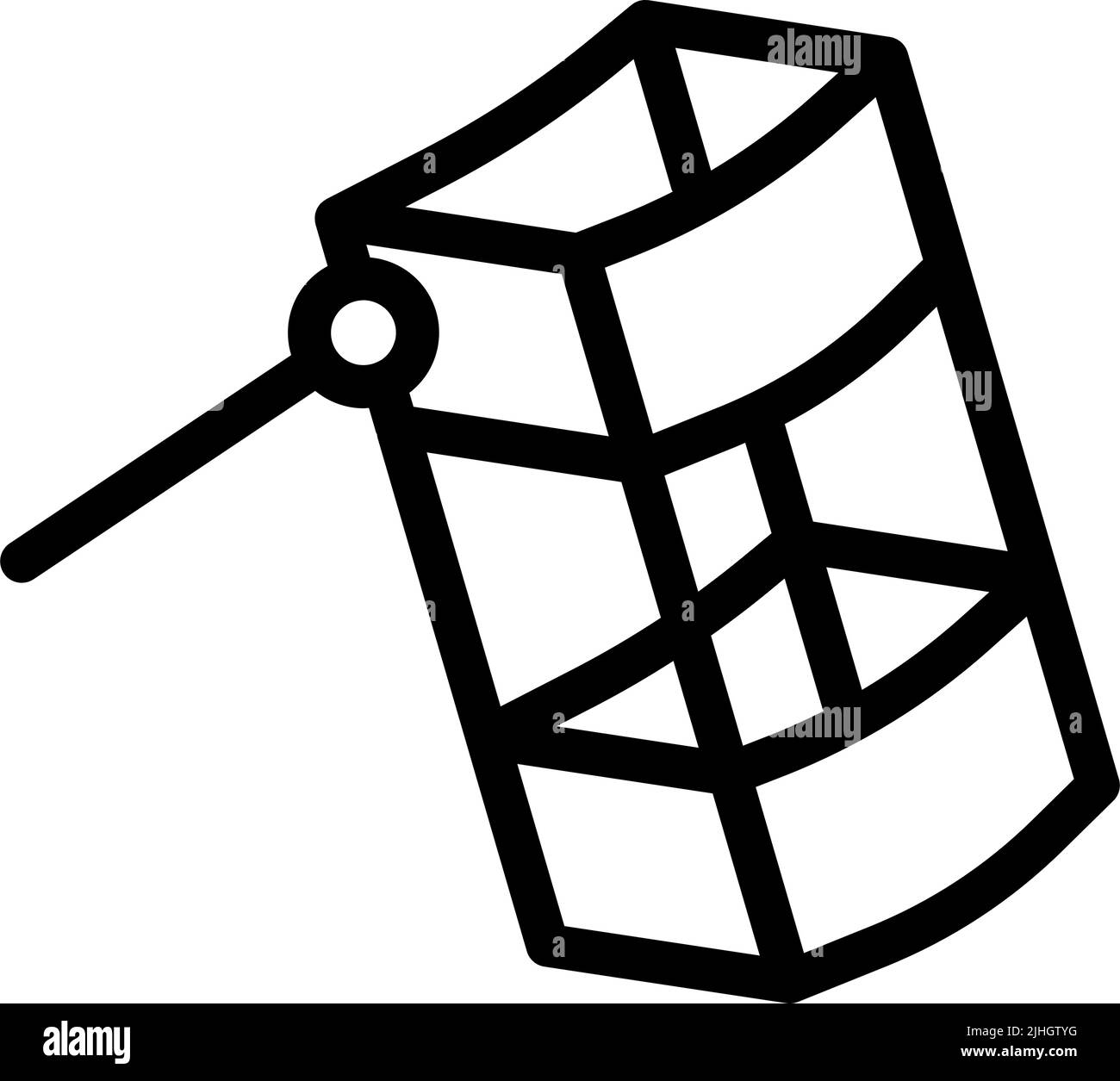 box kite fly line icon vector illustration Stock Vector Image & Art - Alamy