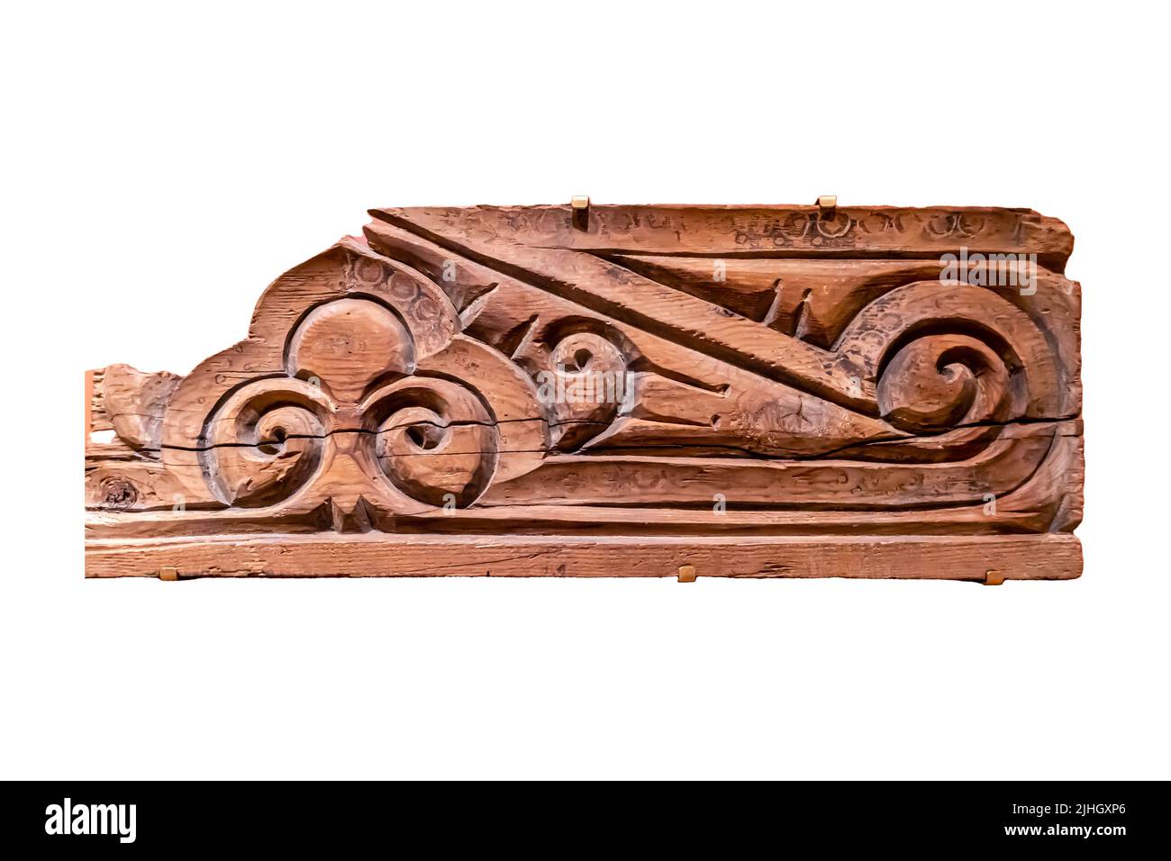 Panno - wood, craved, black, red and white. Egypt, 9th century - 10th ...