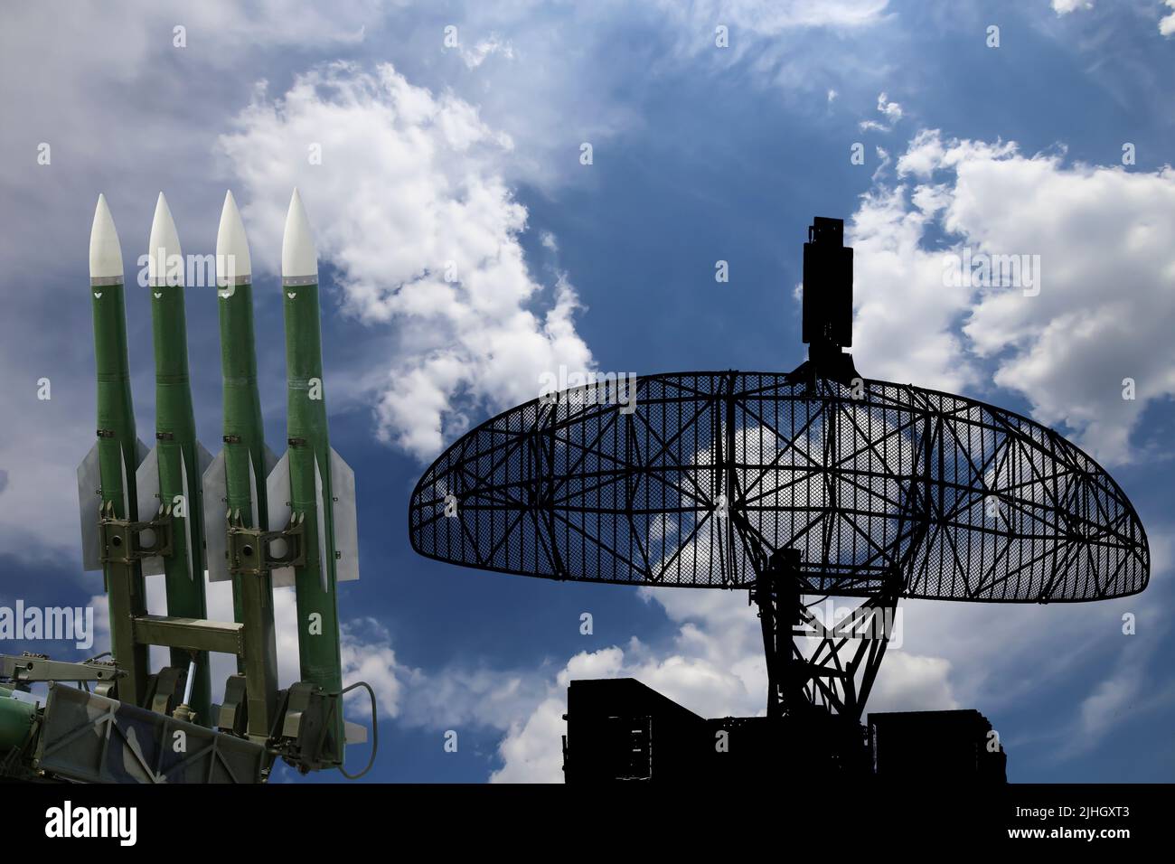 Air defense radars of military mobile anti aircraft systems and modern ...