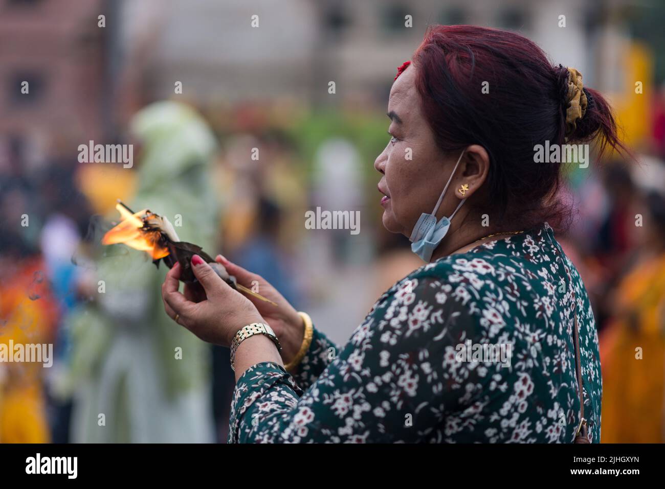 Month of shrawan hi-res stock photography and images - Alamy